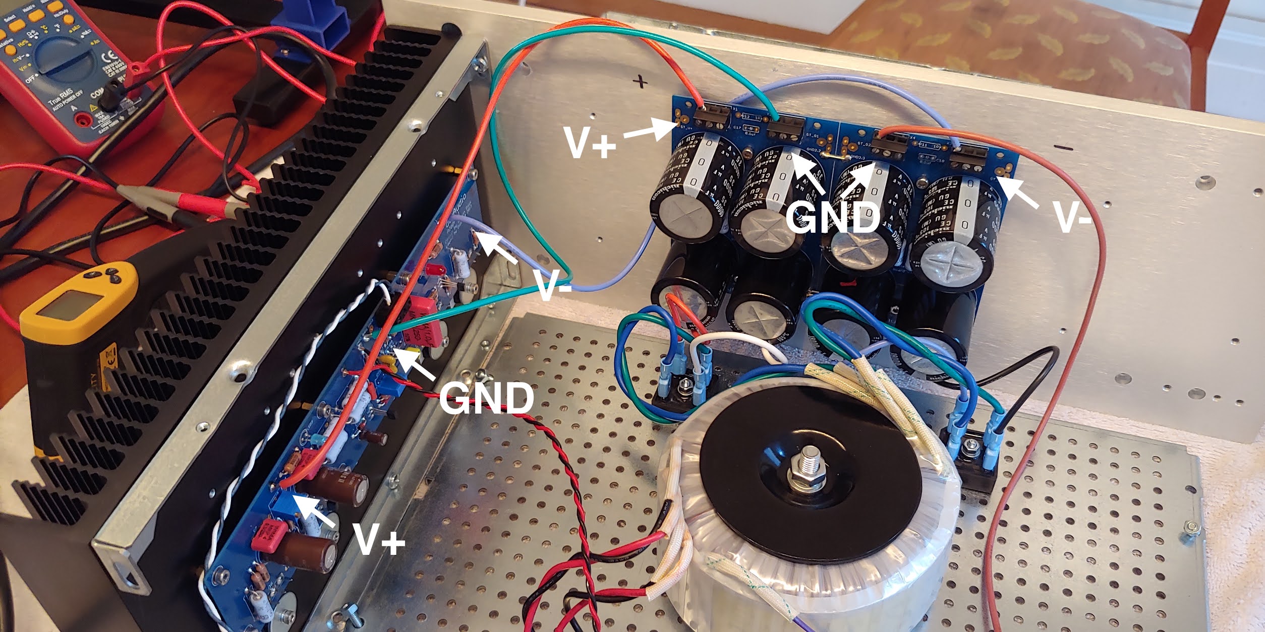 Building: Amp Board Power Up and Test
