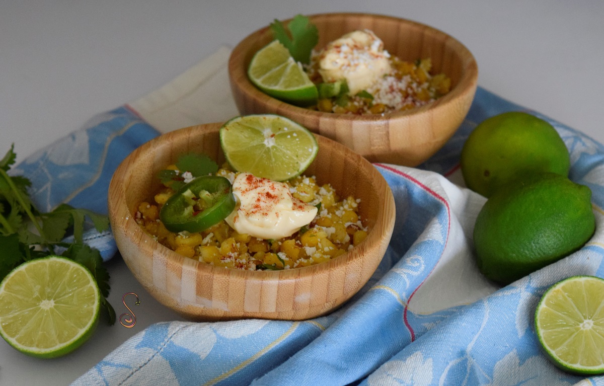 Esquites, receta tradicional mexicana - Sabrina´s Sea of Colors