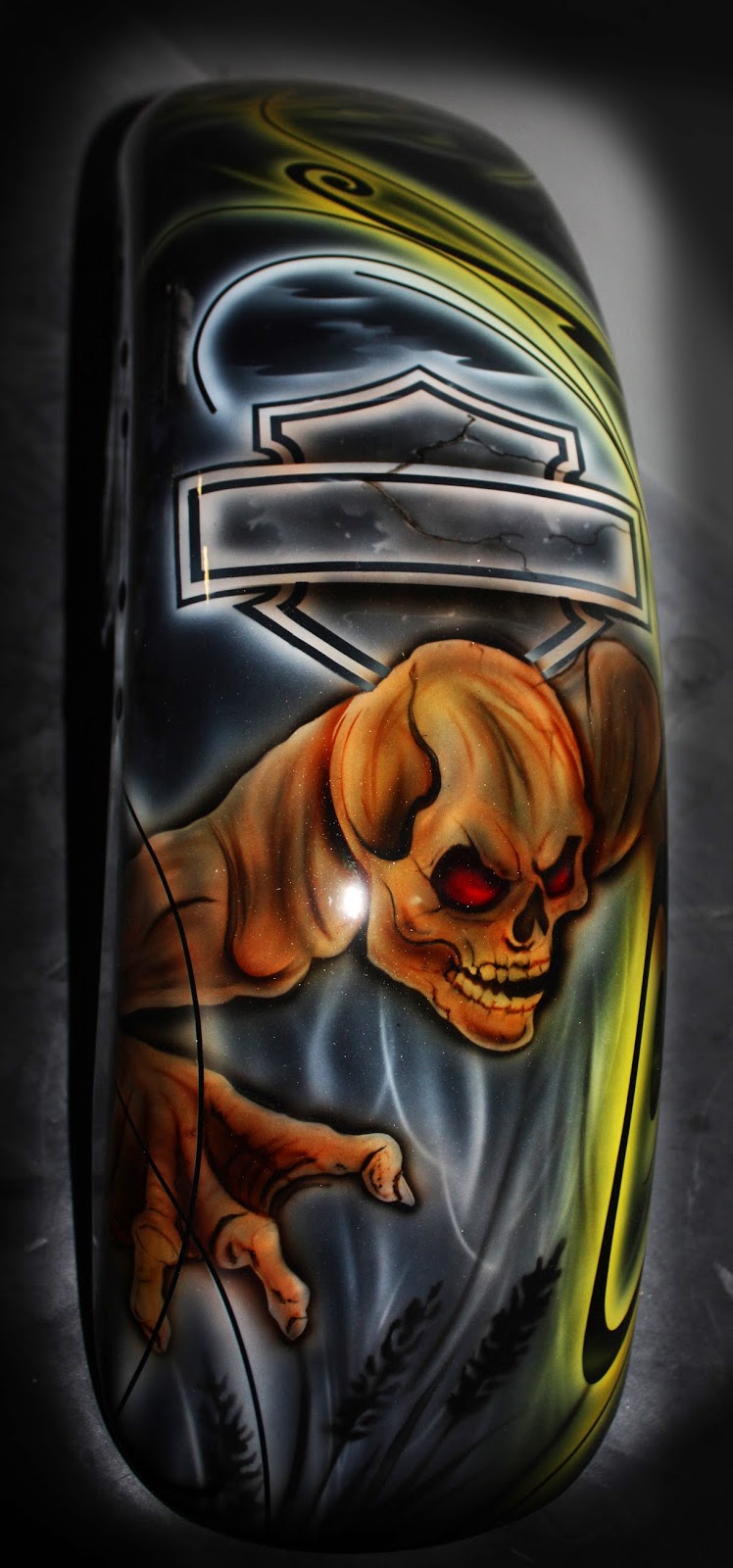 Online Motorcycle Paint Shop: Medusa Filigree and lace.