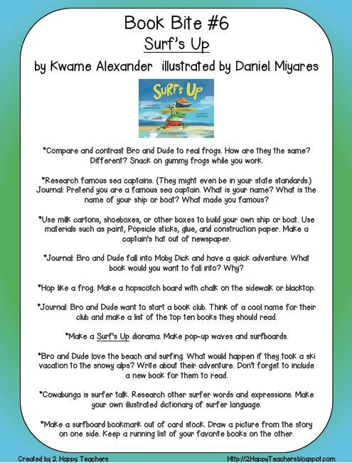 2 Happy Teachers: Book Bite #6- Surf’s Up