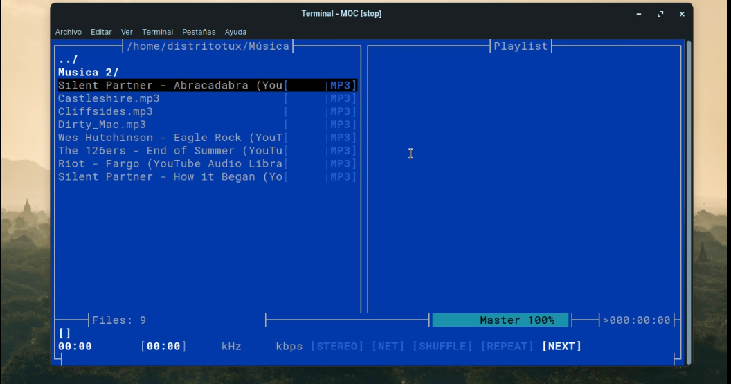 DistritoTux: Distritotux presenta MOC, Music on Console