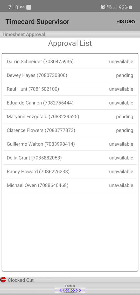 Econz Wireless: Timecard Supervisor: Timesheet Approval Guide