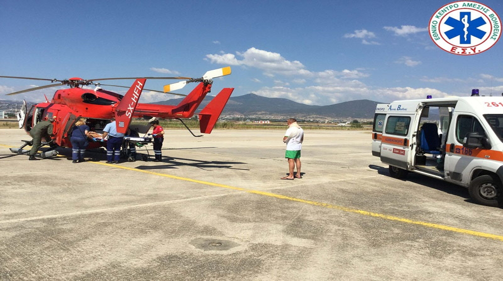 ΝΕΑ ΤΗΣ ΣΙΘΩΝΙΑΣ: EKAB:Το ελικόπτερο βρίσκεται σε ετοιμότητα στους ...