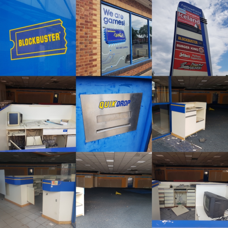 The Ham and Egger Files: The remains of Blockbuster Video in Manchester