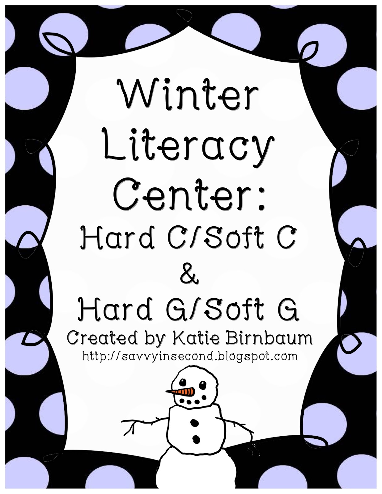 Savvy in Second: Winter Literacy Centers