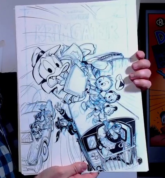 Disney Comics Randomness: Live drawing with Arild Midthun during the ...