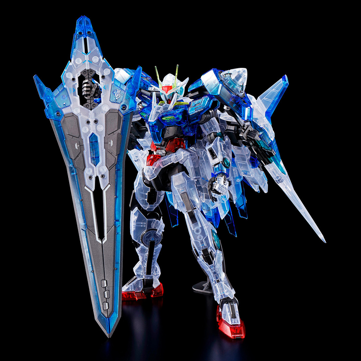 MG 1/100 GN-0000+GNR-010/XN 00 XN Raiser [Clear Color], Gundam Base ...