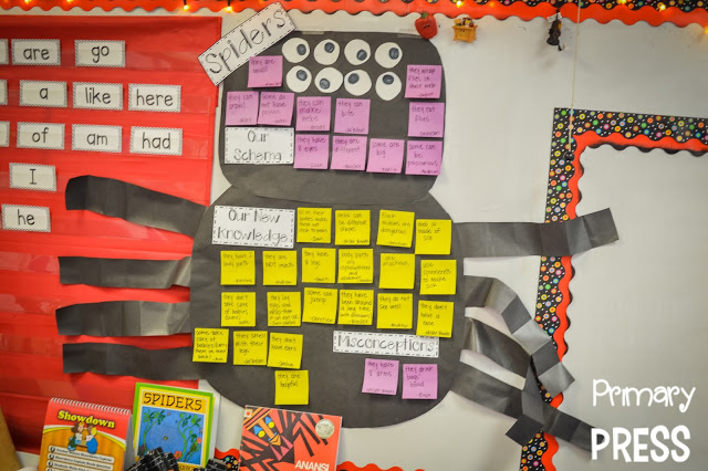 Mrs. Wheeler's First Grade Tidbits: Spider Freebies