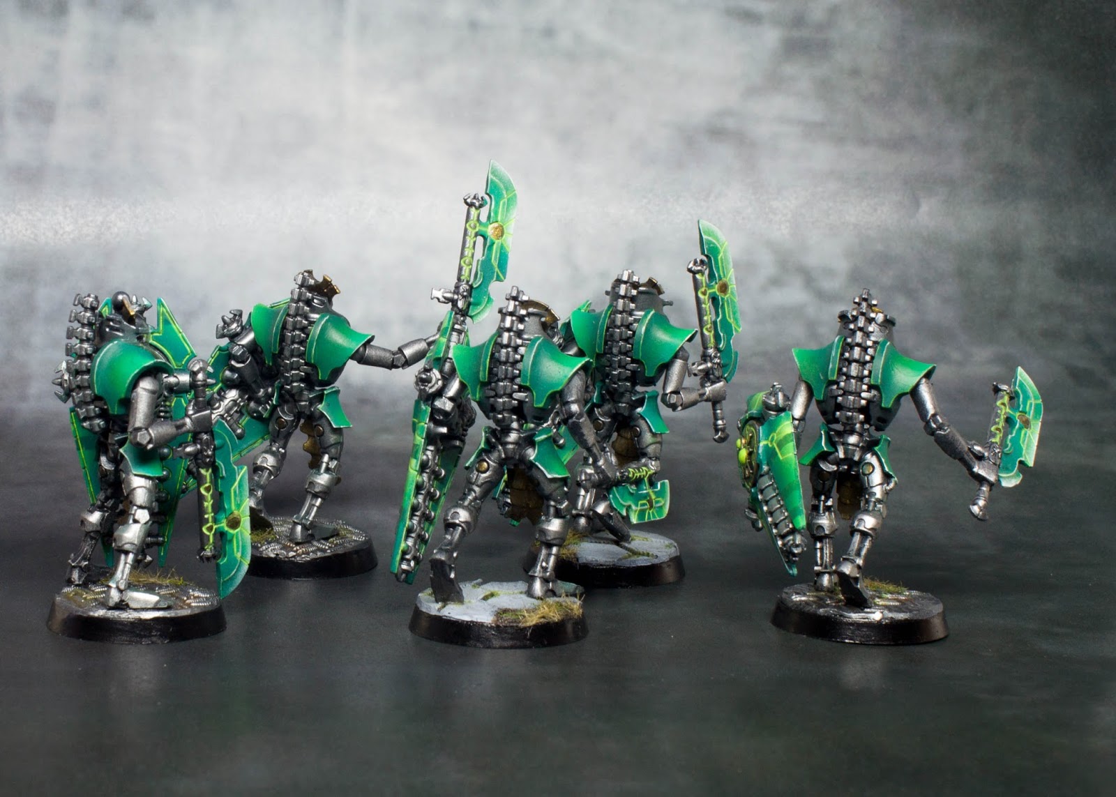 Paint-Forge: Necron Lychguard unit