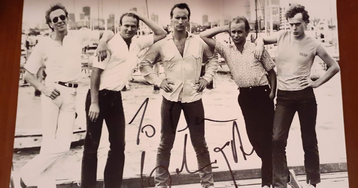 Autograph VIP: Men at Work, an Australian rock band formed in 1979 and best known for their 1981 ...
