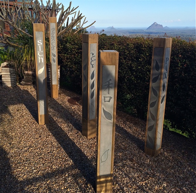 Rustnstuff: Peace Posts - ready for installation