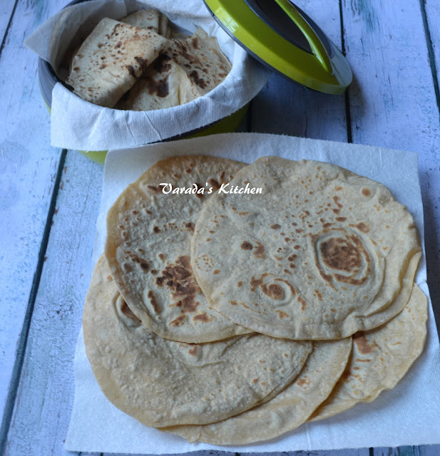 Dashmi / Poli with milk / Flatbread with milk