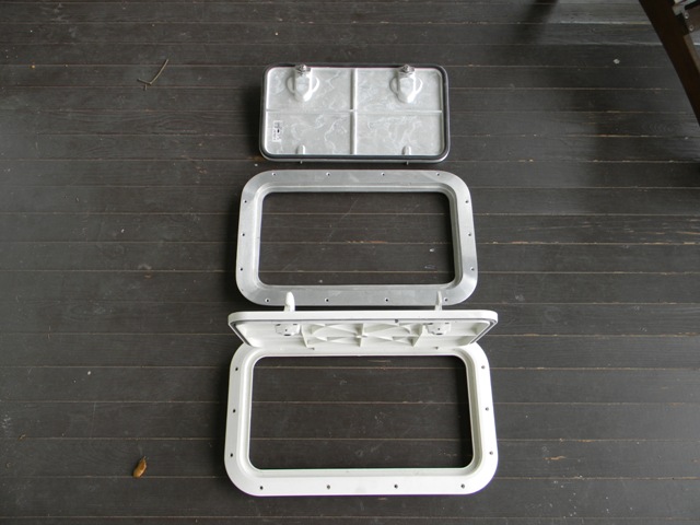 Ericson 25, Oystercatcher: Lazarette Modifications, Part 2: New Hatches