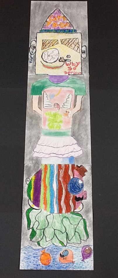 C.I.C.S. Bucktown Art: Middle school exquisite Corpse