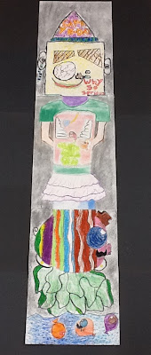 C.I.C.S. Bucktown Art: Middle school exquisite Corpse