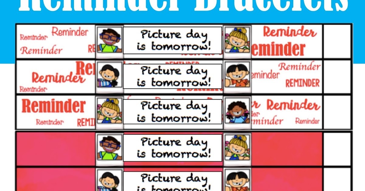 The Best of Teacher Entrepreneurs III: Editable Picture Day Reminder ...