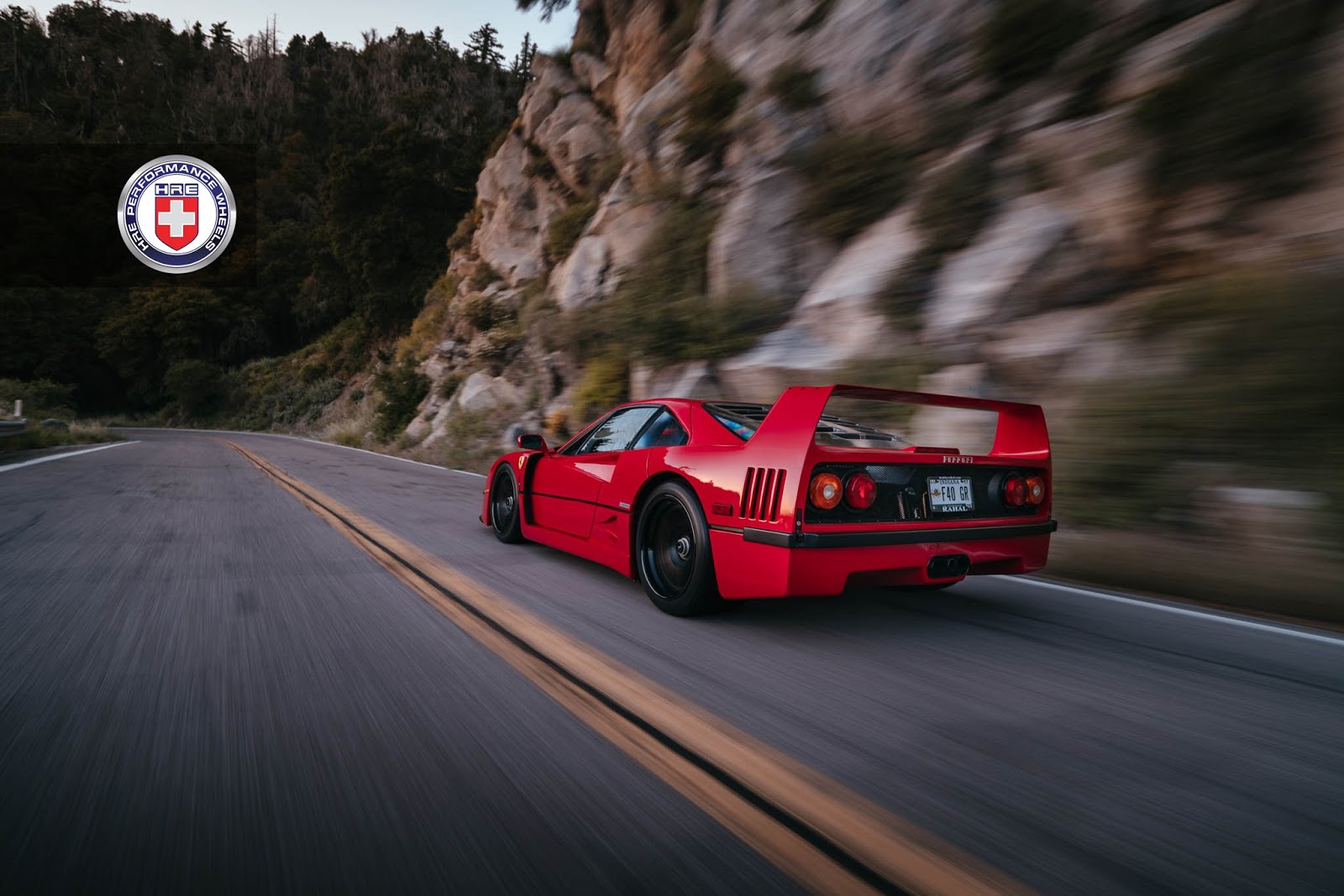 Ferrari F40 Strikes A Pose With HRE Wheels - Types cars