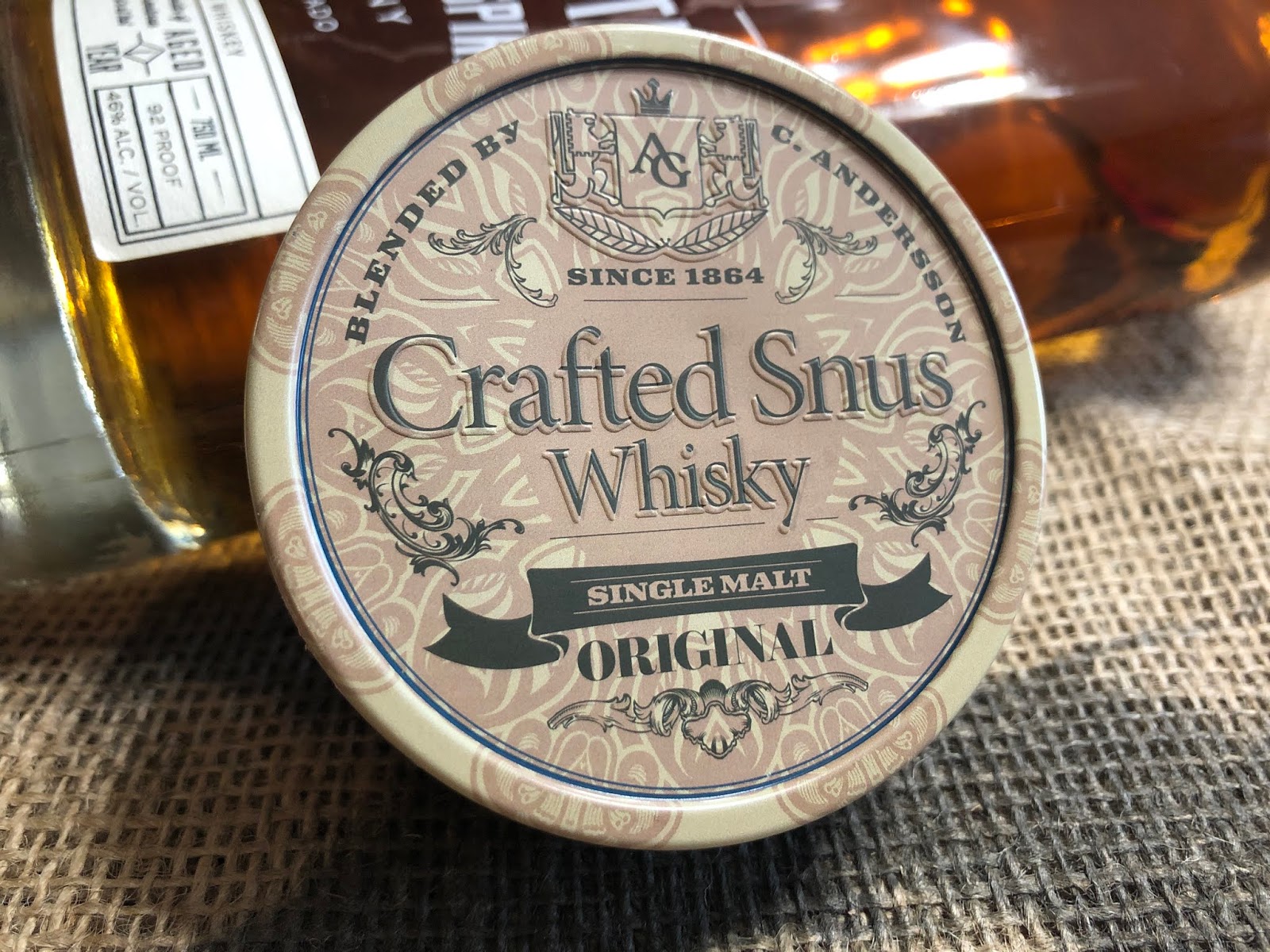 Crafted Snus: Whisky (Original Portion) - Old Review. 24 January 2020.