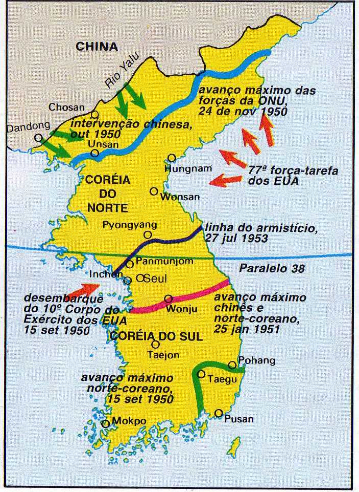 Gabinete de História: Tensão no Oriente: a Guerra da Coreia (1950-53)