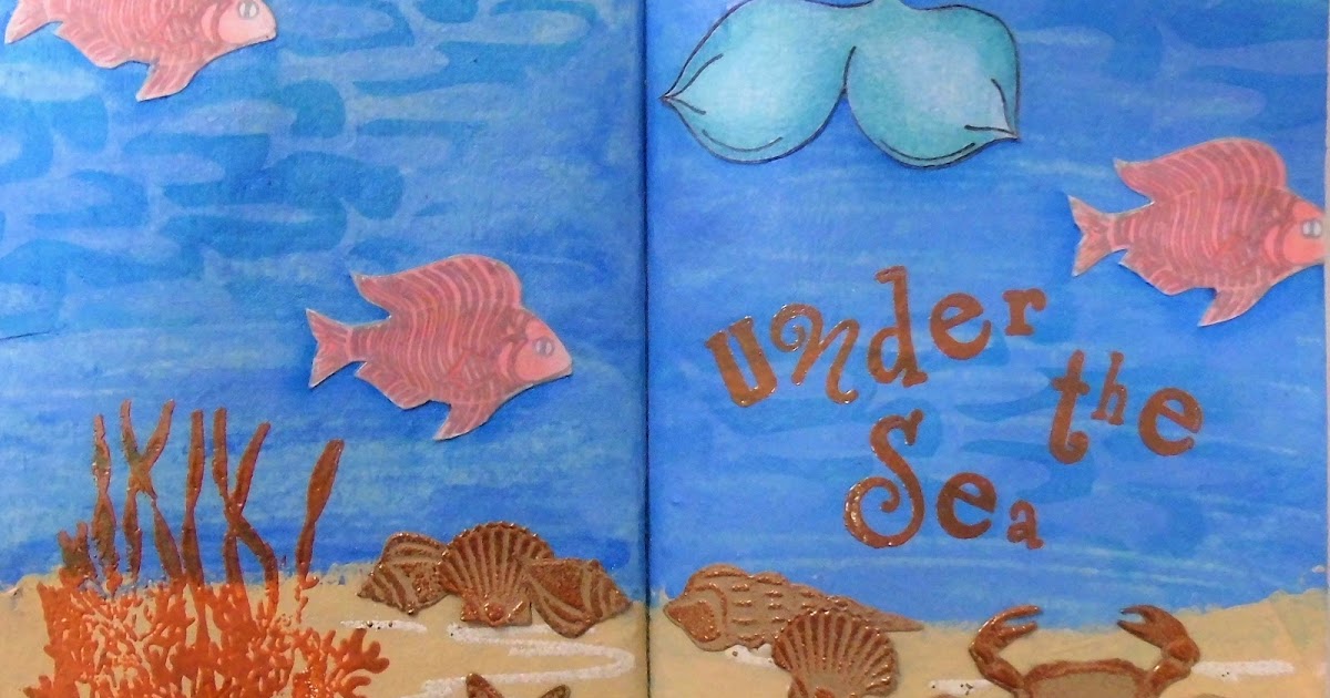 Sarah's Craft Shed: Under the sea Journal Page