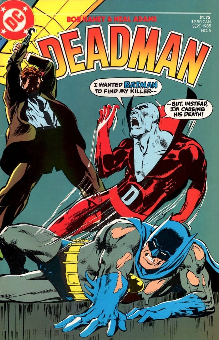 Deadman #5 - Neal Adams cover reprint & reprints - Pencil Ink