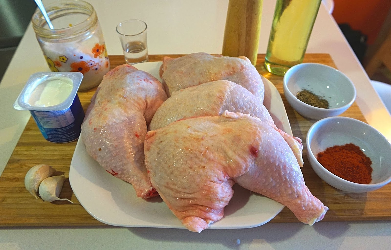 POLLO 🍗 asado, estilo TURCO 🍽️ (con papas y cebolla)