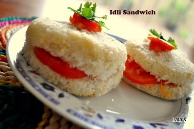 Flavours and Tastes: Idli sandwich