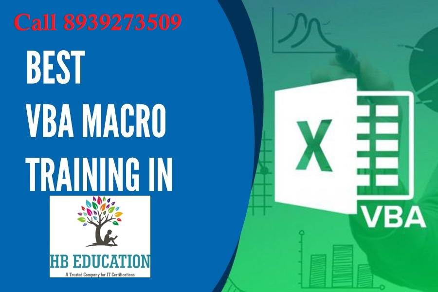 Hb Services Advanced Excel Vba Macros Training At Low Cost At Hb Services Call 8939273509