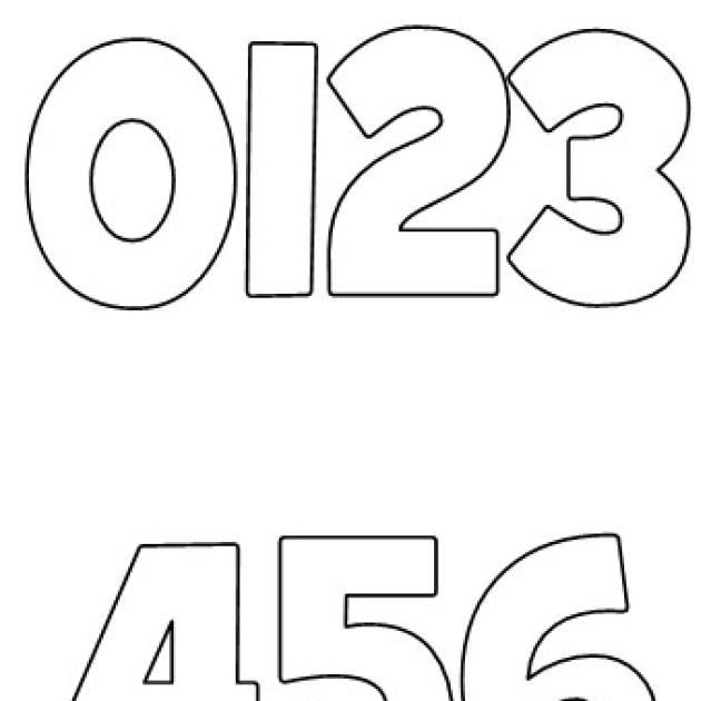 Block Letters And Numbers Font - Letter Format