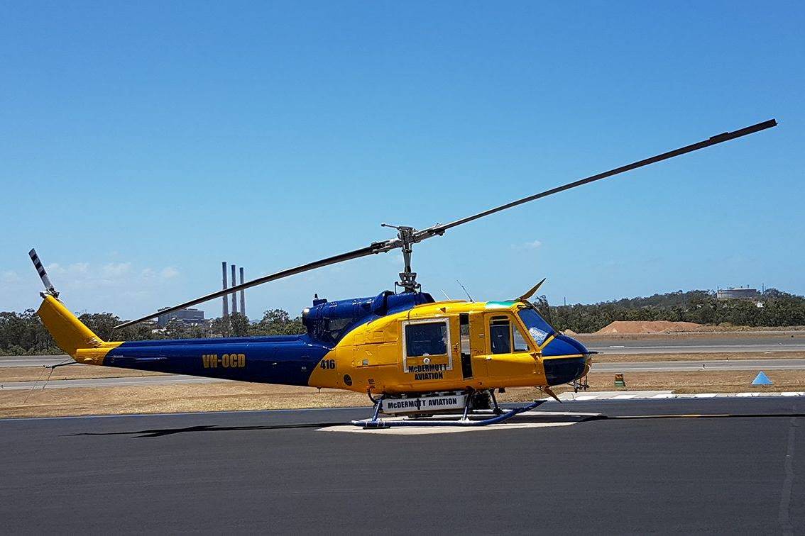 Central Queensland Plane Spotting: McDermott Aviation Bell 204B Huey ...