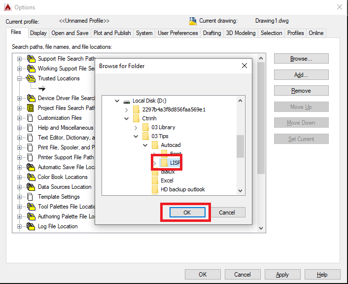 Cách Load Lisp trong Autocad