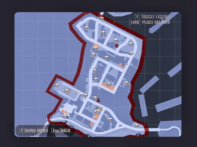 Scarface (The World Is Yours): Turf: Little Havana Map (Gangs)