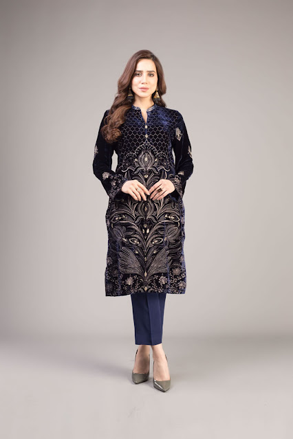 Bareeze Velvet Embroidered Collection 2021