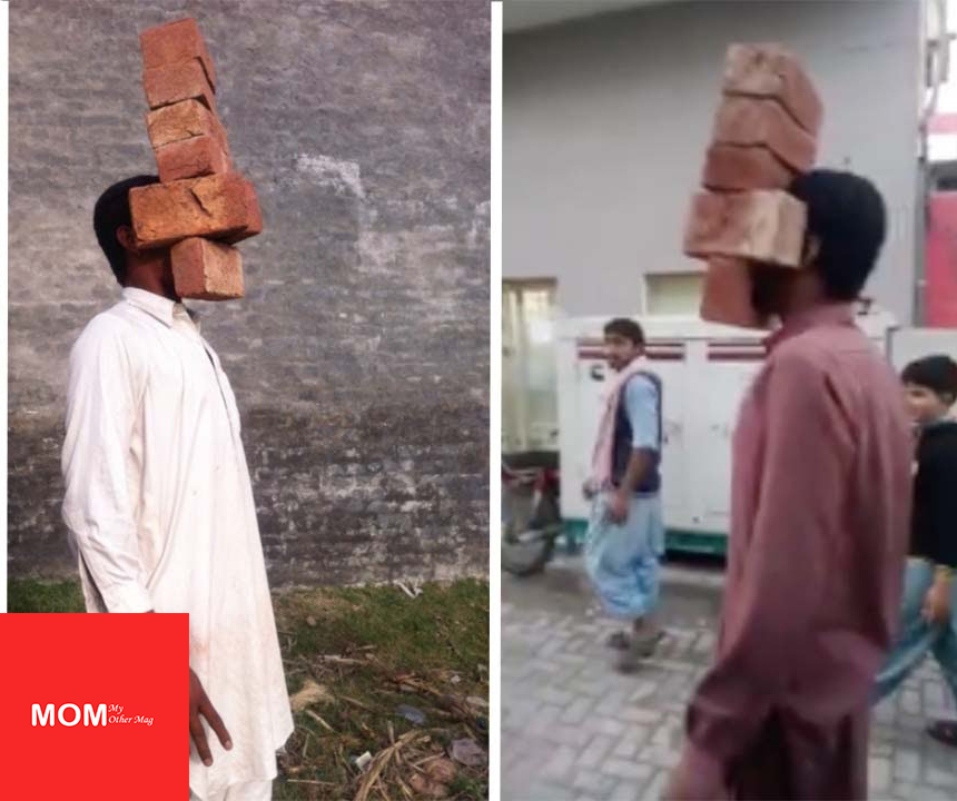 My Other Magazine: Pakistani man lifts six bricks with his teeth ...