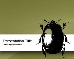 Insect Bug Image PowerPoint Background For Cleaning Presentation Theme ...