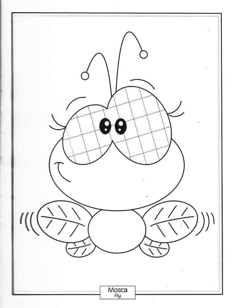 Eu Amo Artesanato: Mosca em Eva com Molde