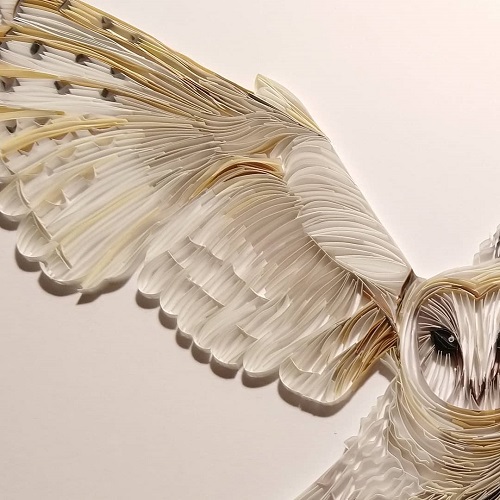 My Owl Barn: Artist Draws Incredible Portraits With Tiny Strips of ...
