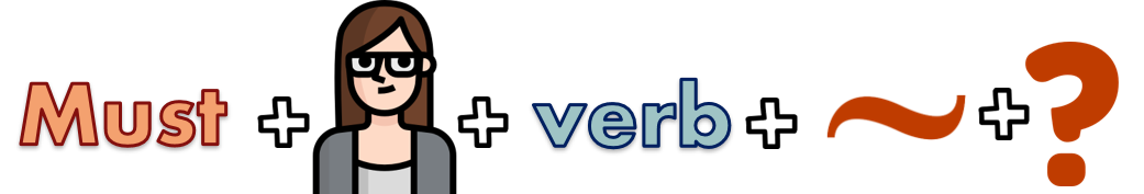 Cómo usar "must"