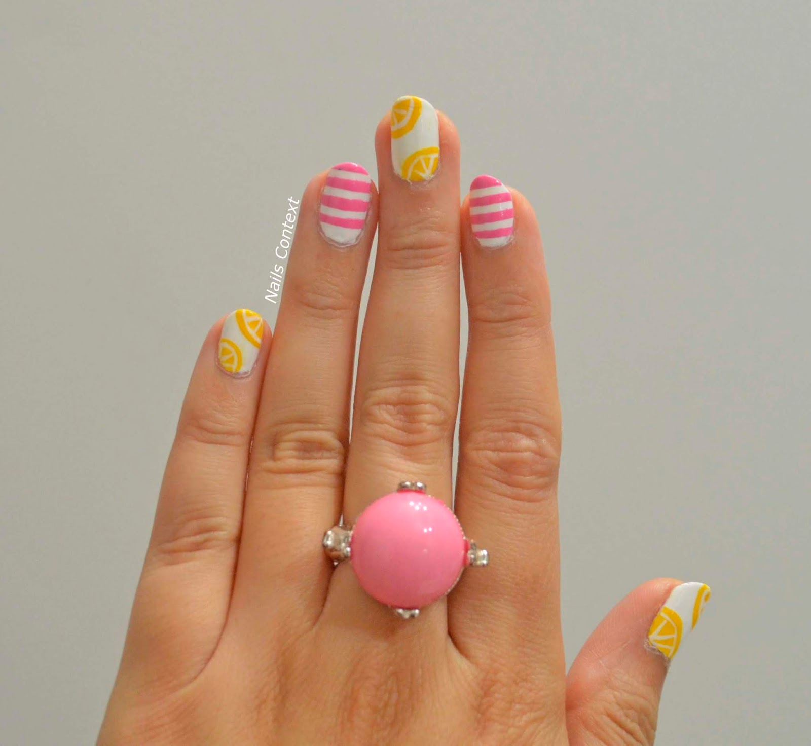 Nails Context: Pink Lemonade