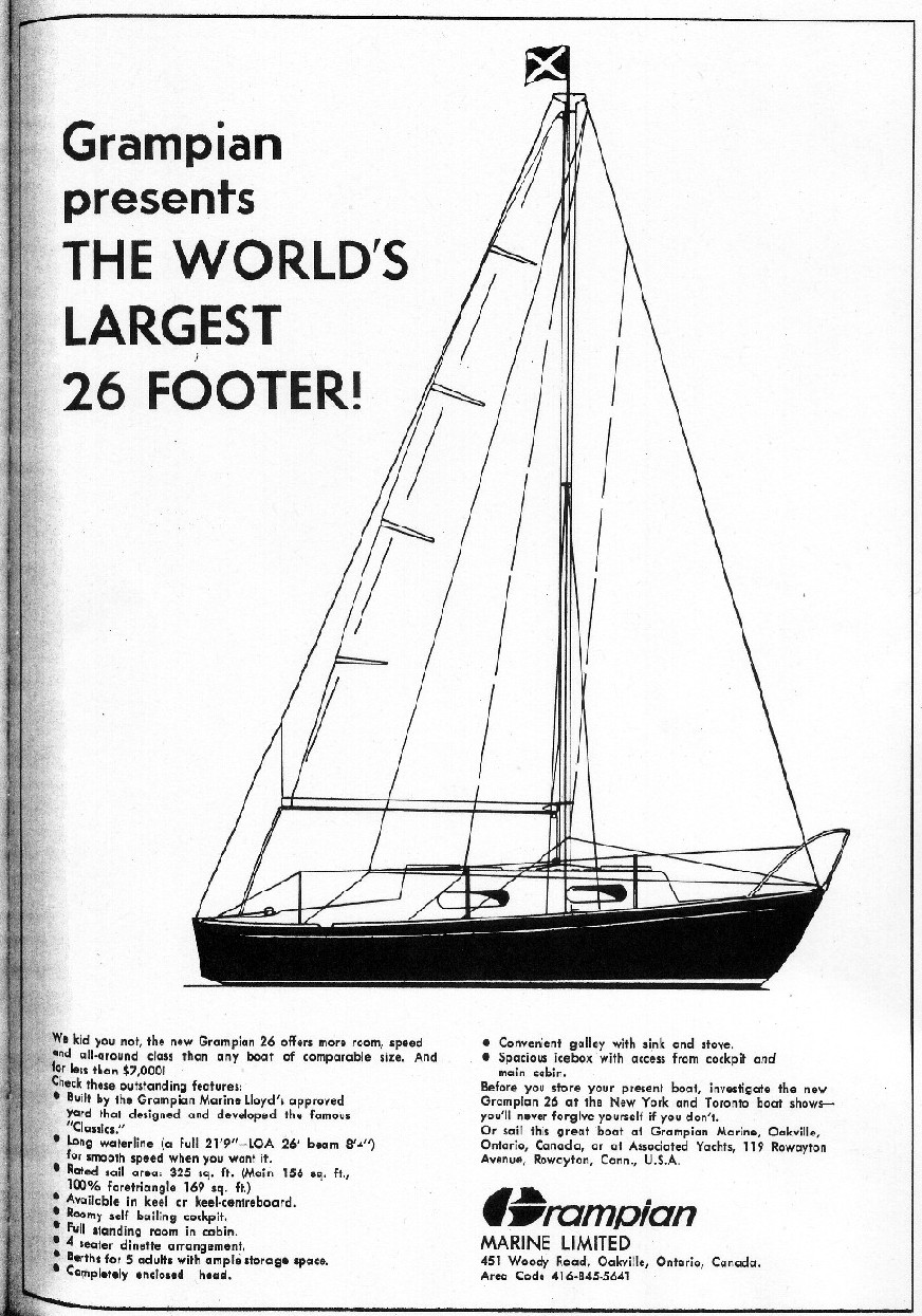 Grampian 26 ⛵ "Worlds Largest 26 Footer" : April 2016