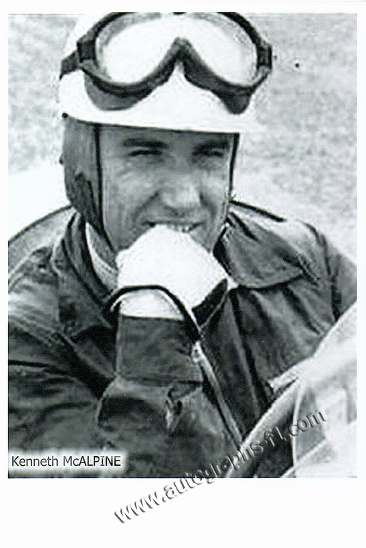 Autographs-F1: Kenneth McALPINE