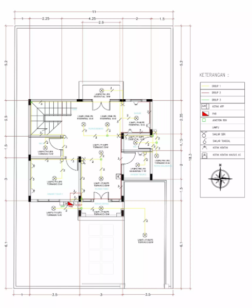 Gambar Denah Instalasi Listrik Rumah ~ gambar keren terbaik
