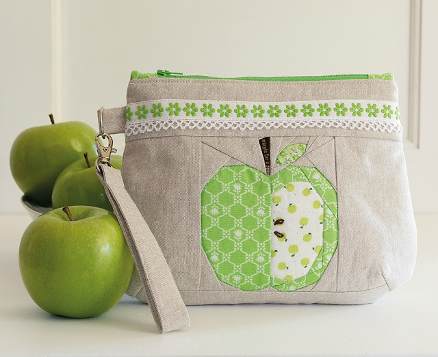 Charise Creates: Super Cute Paper Piecing ~ Apple Wristlet