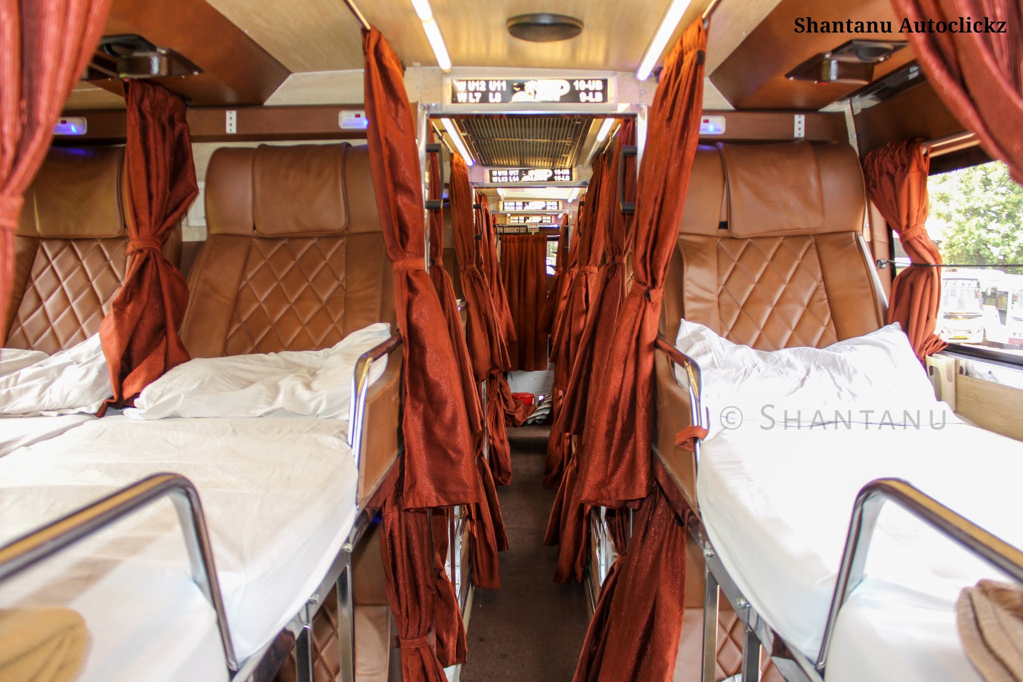 Shantanu Autoclickz: BTP Travels Veera V7 Premium AC Sleeper
