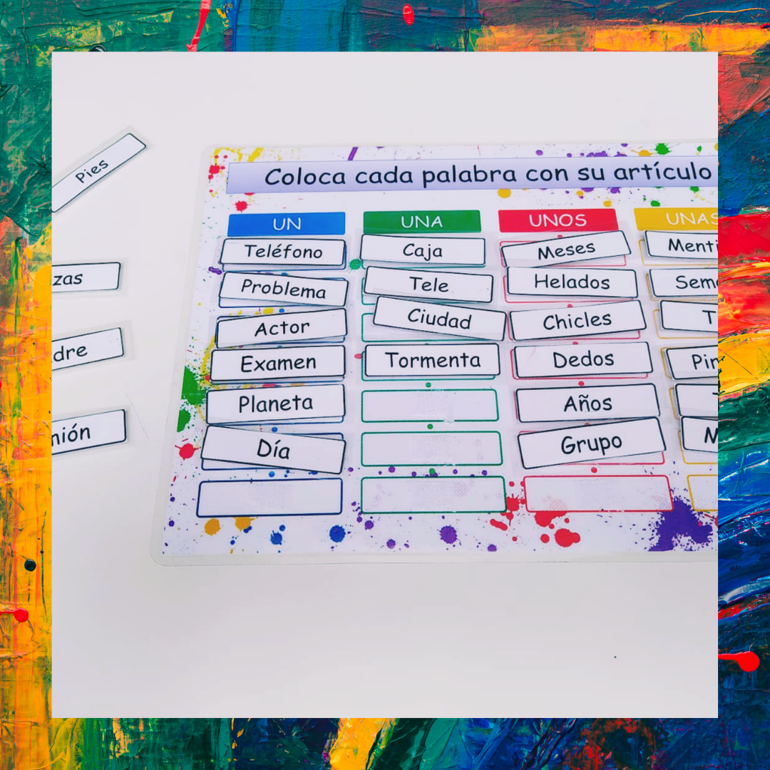 Tu Psicopedagoga en Casa: El Género y Número de los Sustantivos