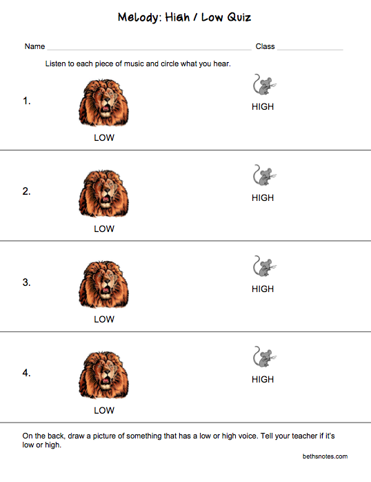 High & Low - Beth's Notes