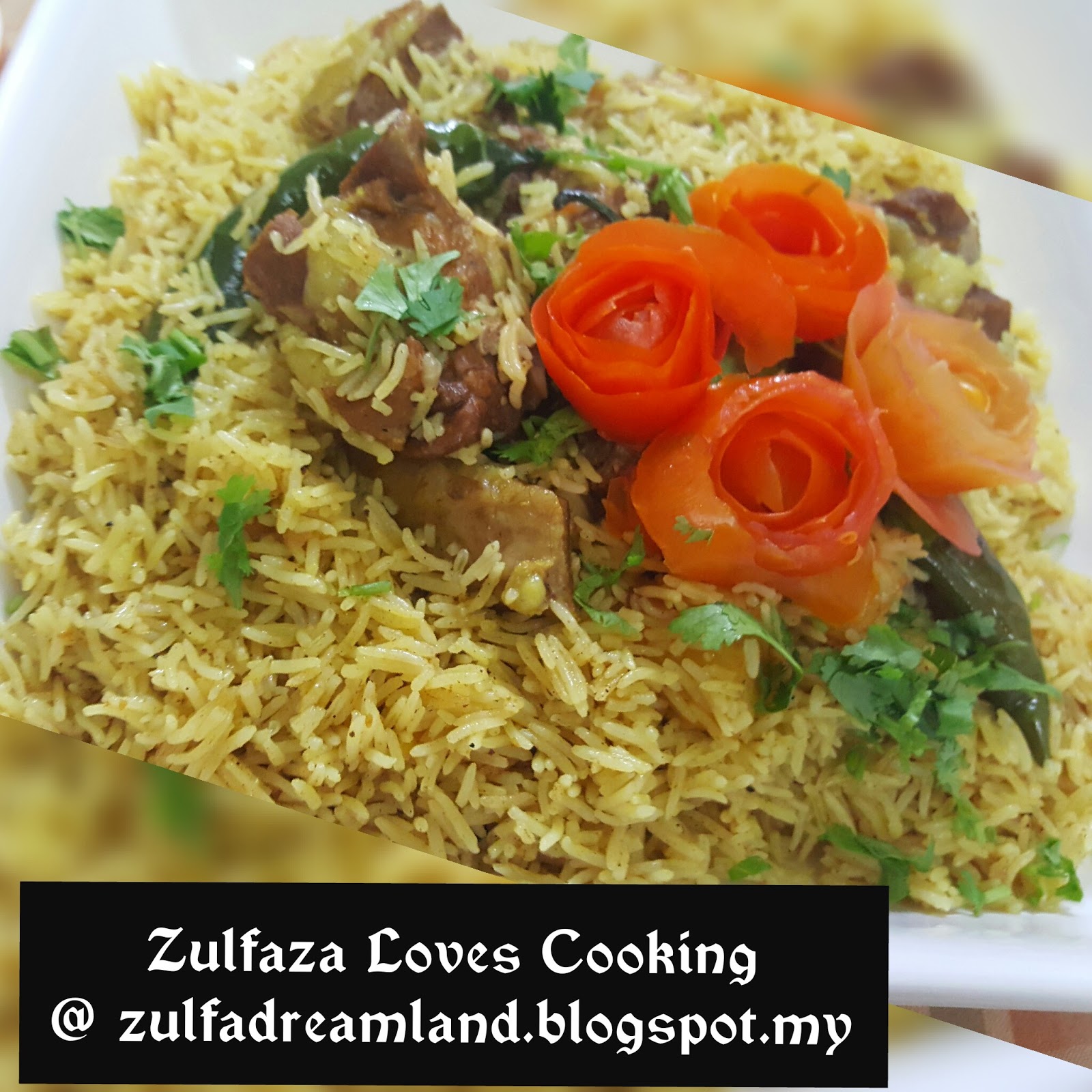 ZULFAZA LOVES COOKING: Menu lunch nasi arab LAMB MADGHOUT