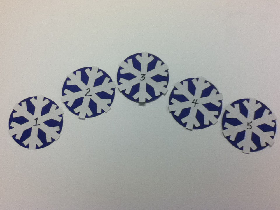 Storytime ABC's: Activity: Five Little Snowflakes