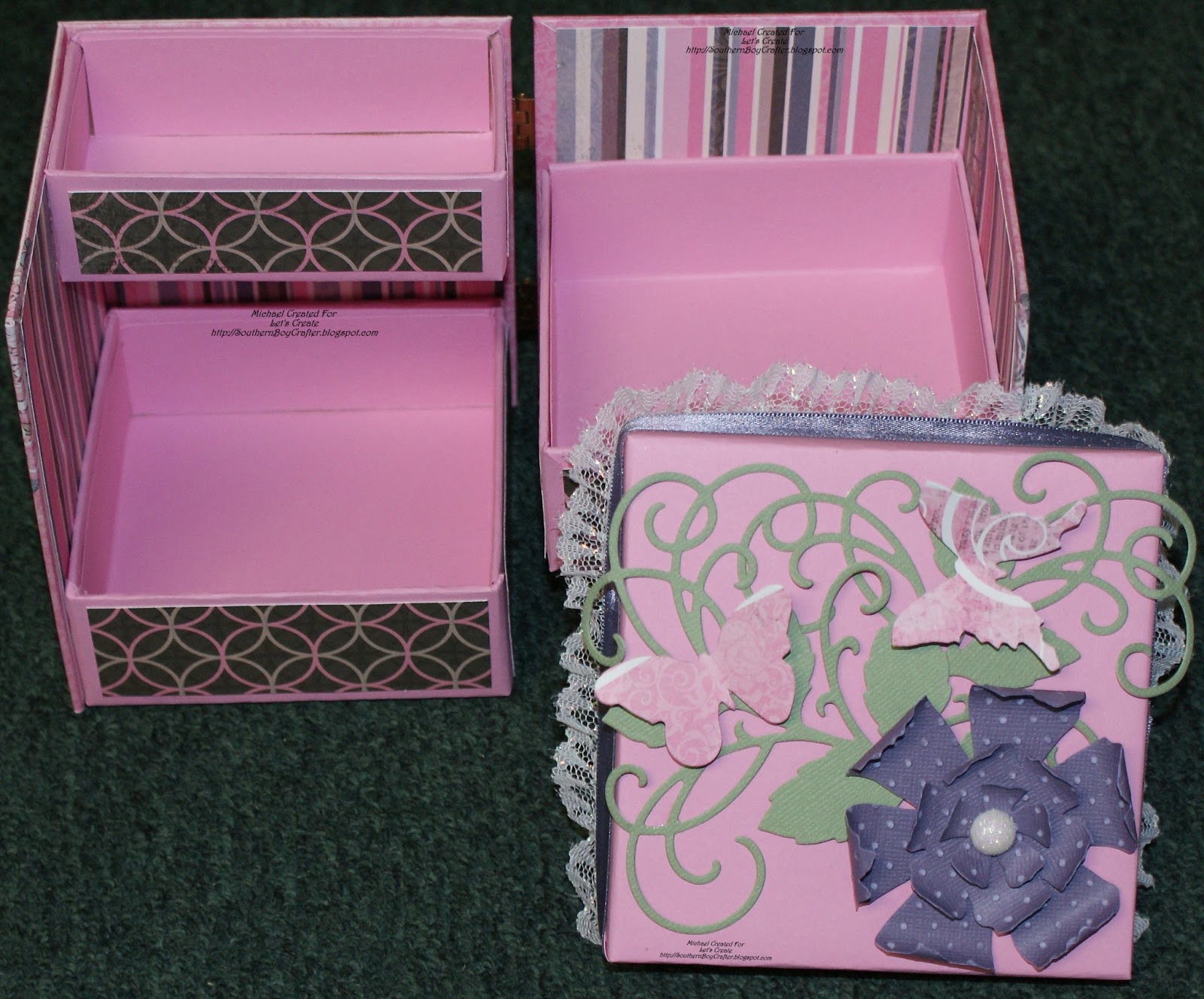 Let's Create Rapids: April 2013 Fancy Box Class...