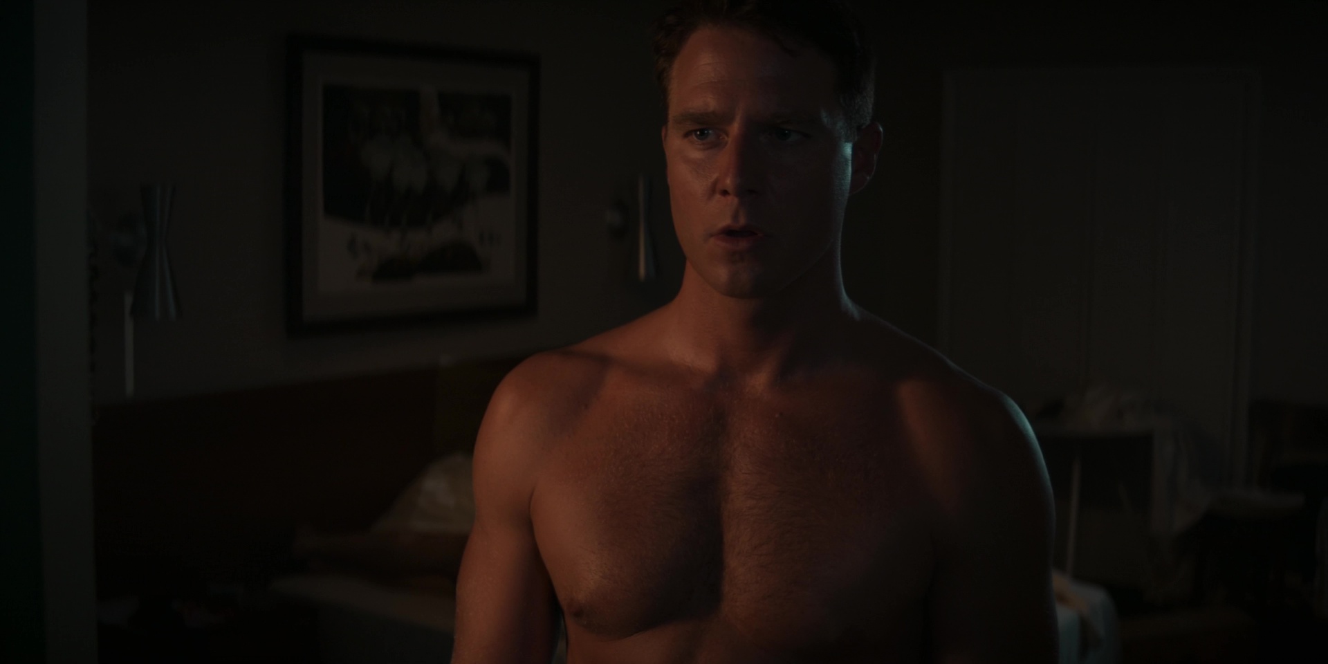 ausCAPS: Jake McDorman shirtless in The Right Stuff 1-07 "Ziggurat"